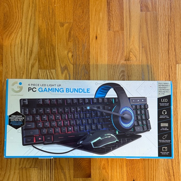 Video Games & Consoles | Led Gaming Keyboard Set Black And Blue | Poshmark